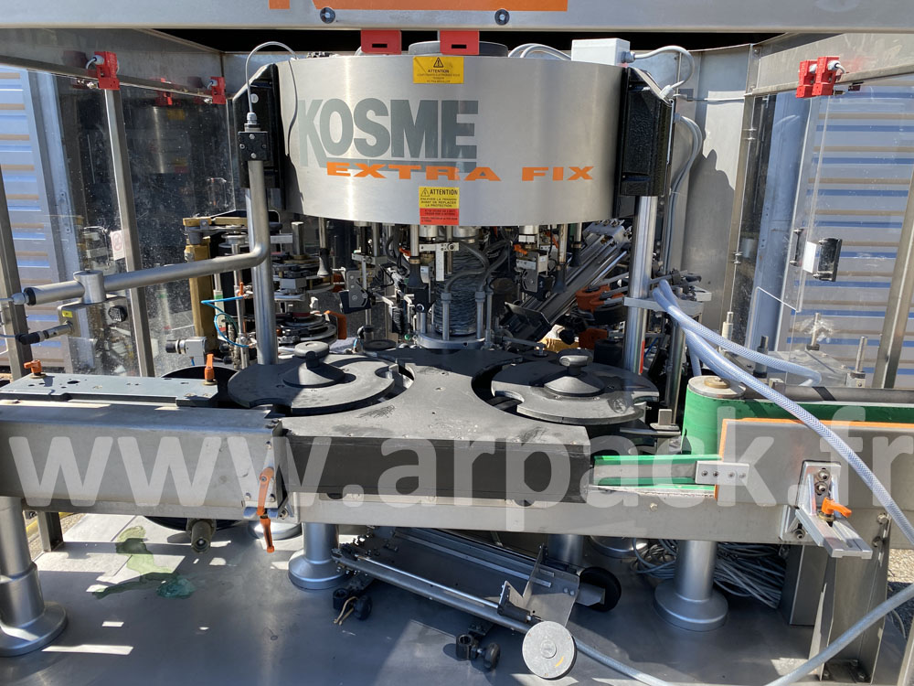 Cold glue labeling machine Kosme Champagne