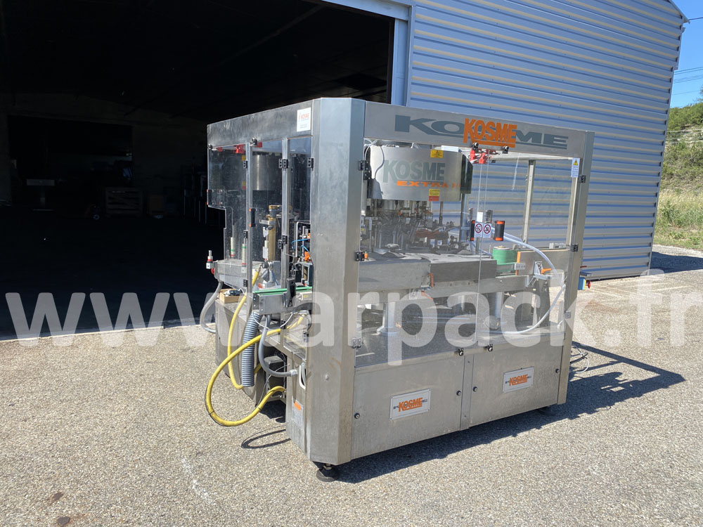 Cold glue labeling machine Kosme Champagne